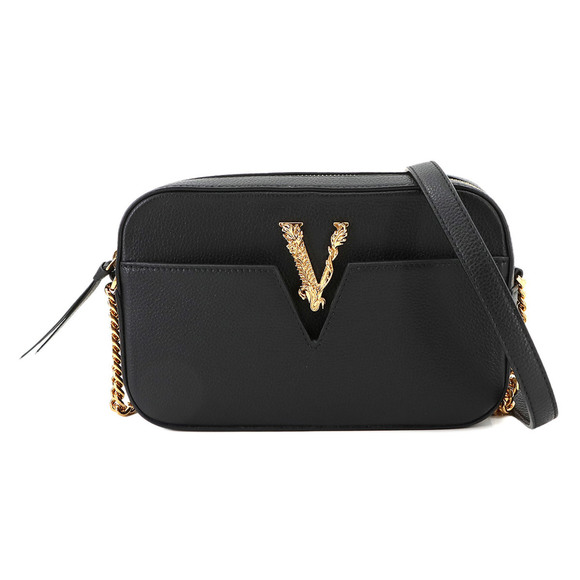 OTHERS | Bags | Versace Versace Virtus Shoulder Bag Leather Black 05969 ...
